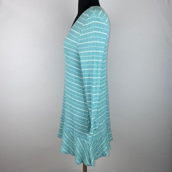 Absolutely Famous | Tops | Absolutely Famous S Striped Waffle Knit Top ...